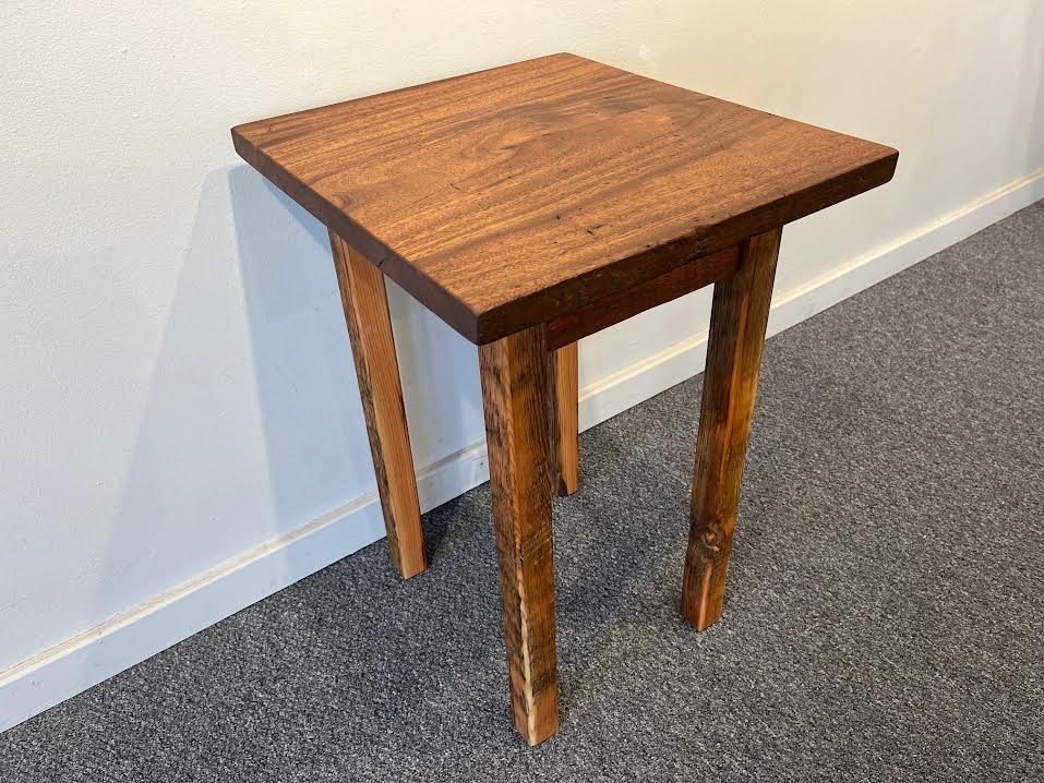 Mahogany Square Top Side Table – Winthrop Gallery