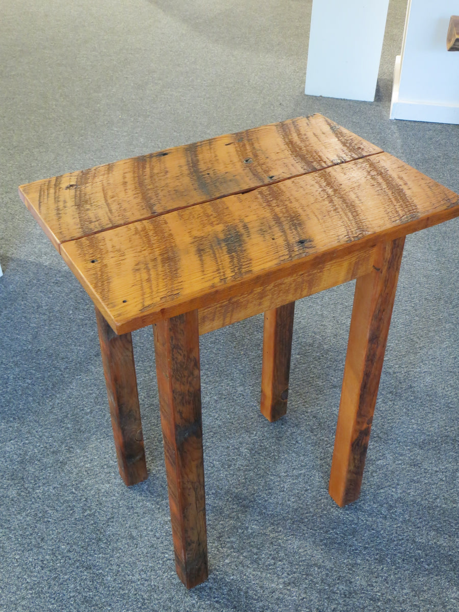 Reclaimed Fir Side Table – Winthrop Gallery
