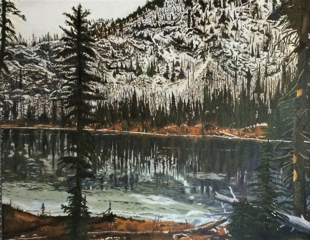Tiffany Lake in Early Winter – Winthrop Gallery
